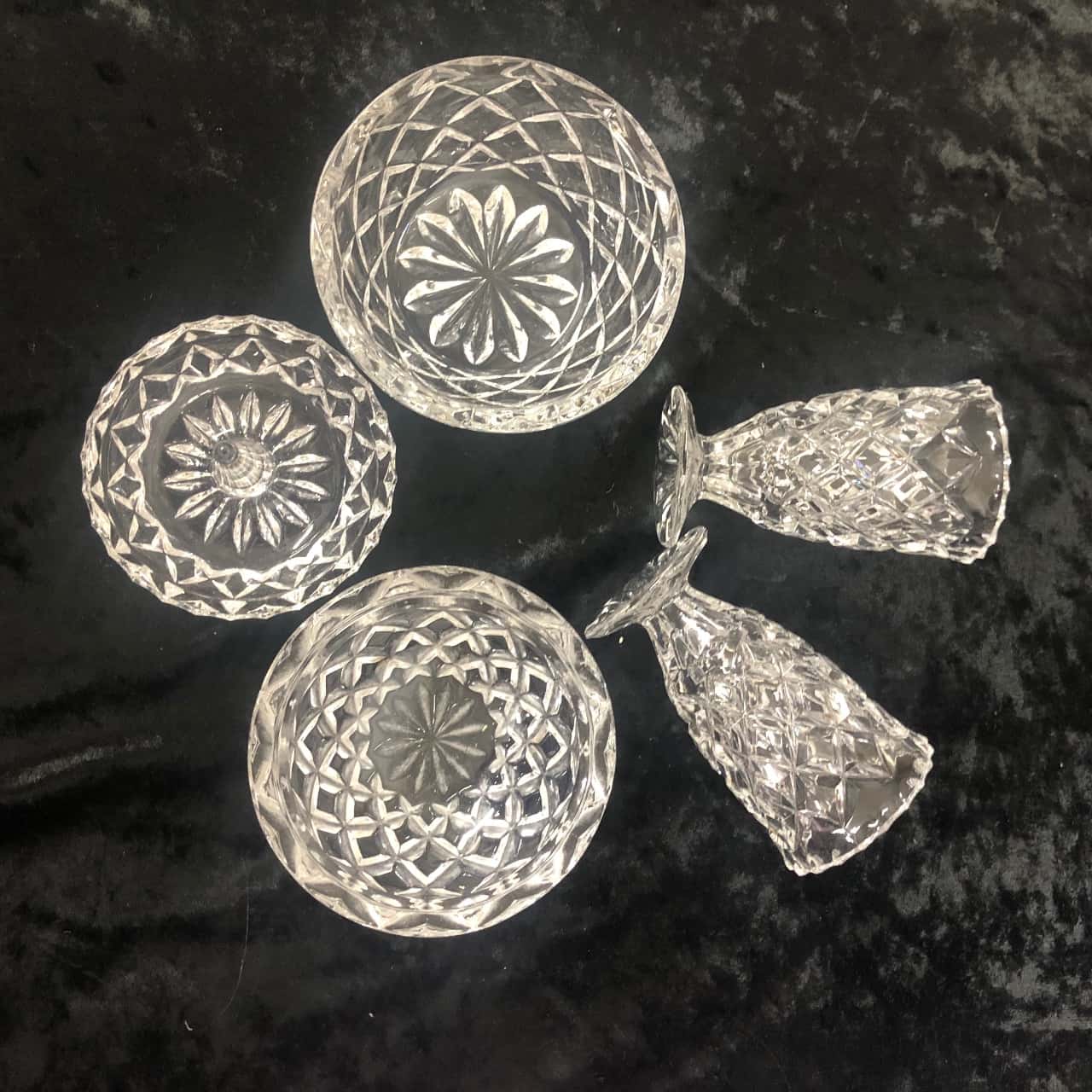 Vintage Lead Crystal Dressing Table Set(s)