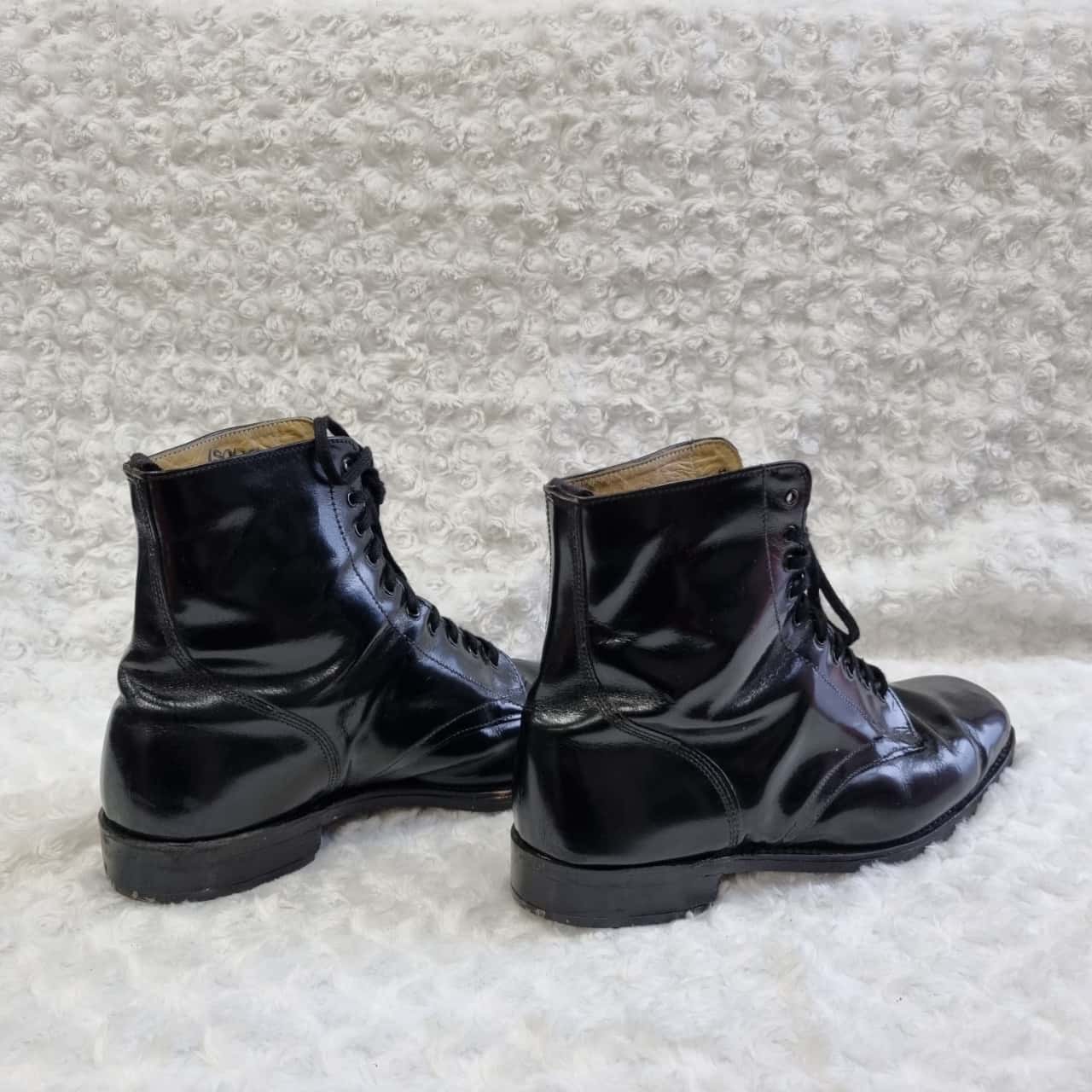 Baxter Footwear Group Mens Leather Boots Size 9 Black (s)