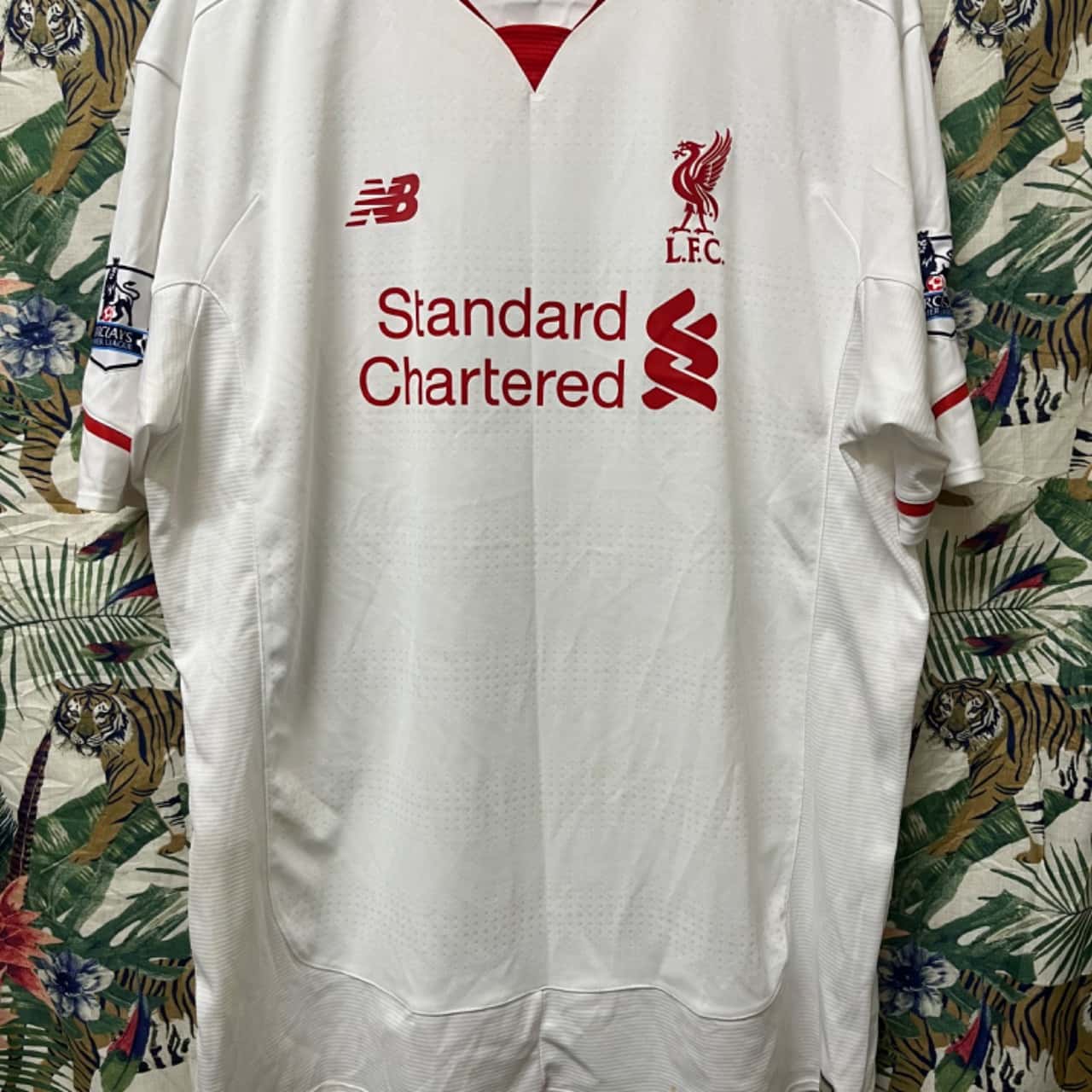 Liverpool New Balance Men's Size XXXL Red / White Tee(s)