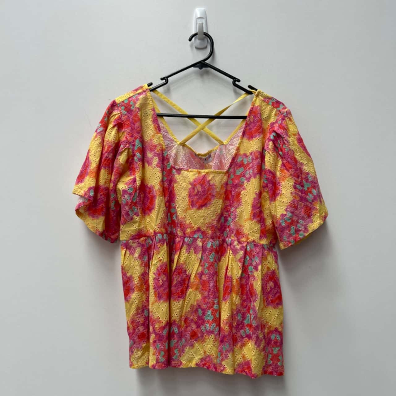 NEW - Boom Shankar Size 14 Tropical top (s)