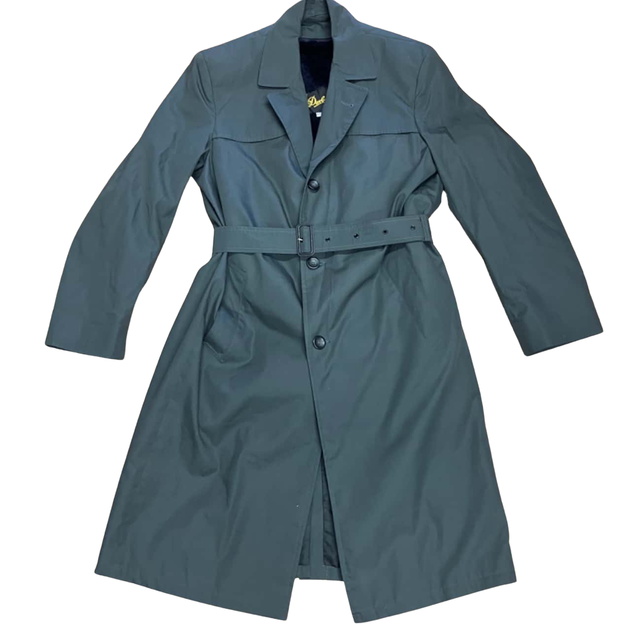 Vintage Durburg Fur Lined Trench Coat Size 38 / 97cm