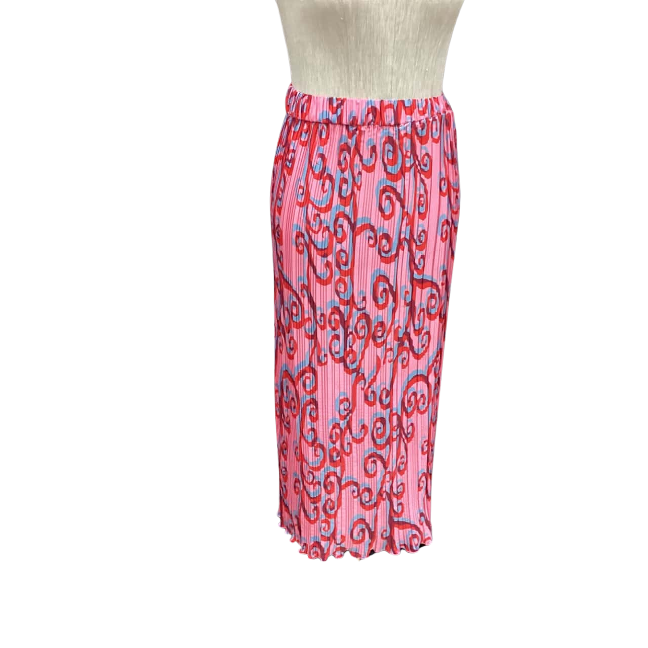 Romance Was Born Psychedelic Vine Size 8 Midi Pink / Red (s)
