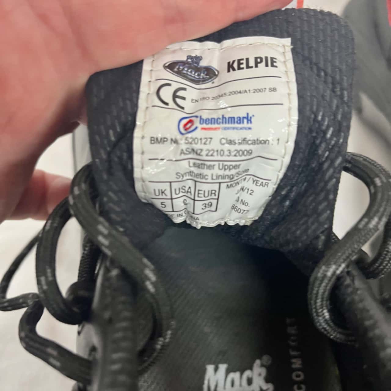 BNWT Mens Mack steel cap Composite toe Work boot(s)