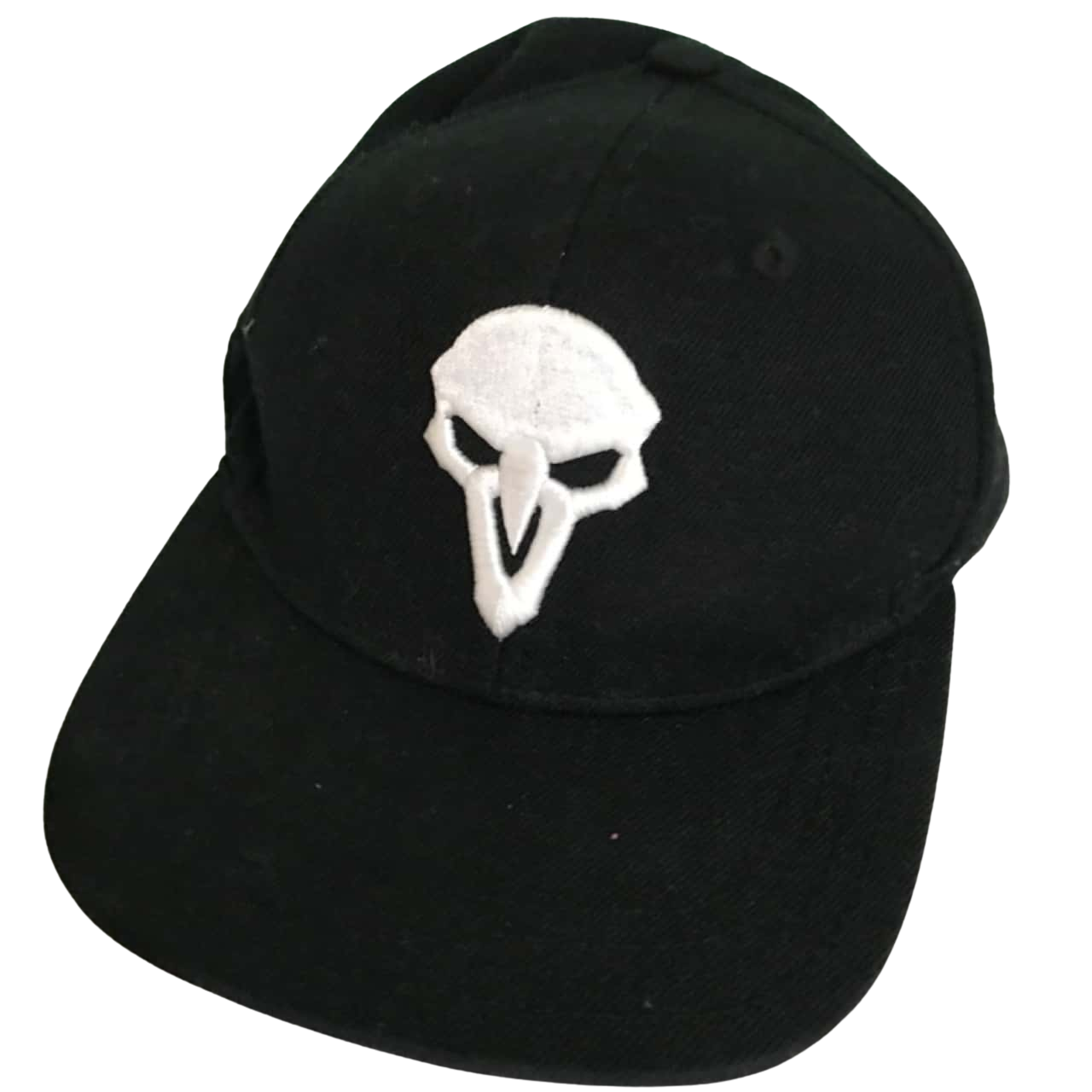 Mens Black Overwatch Cap with adjustable back(s)