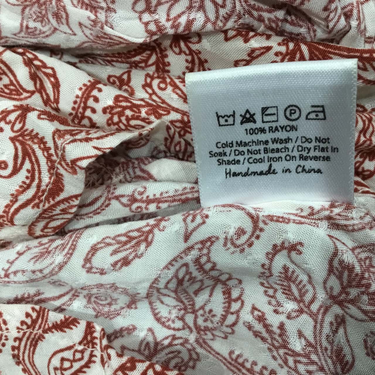 Auguste Red Patterned Dress Size 7-8yrs(s)