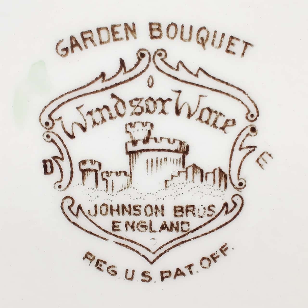Johnson Bros Windsor Ware Made In England - Set Of 6 Bowls With Garden ...