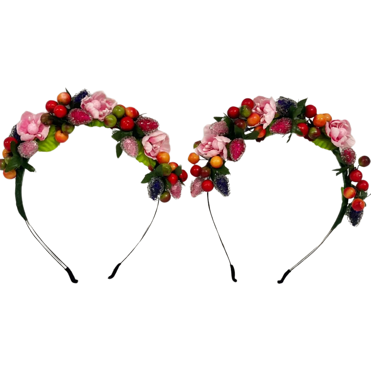 2x Floral Headbands Just Delightful