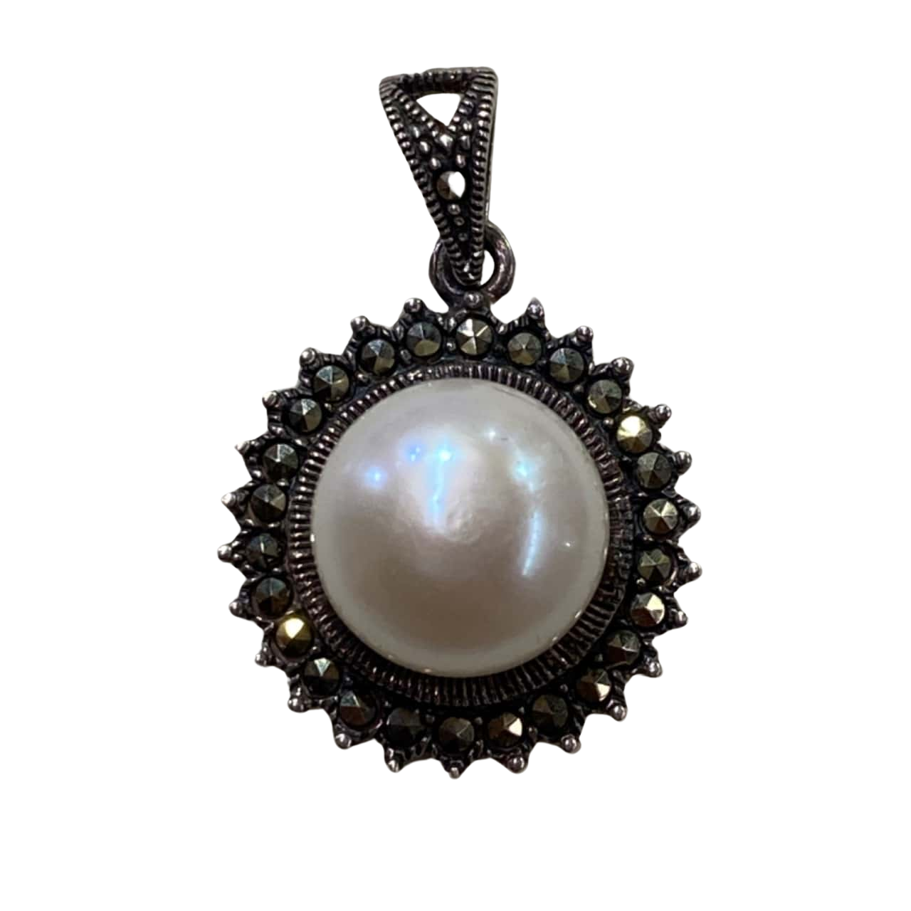 Women’s Silver, Marcasite and Pearl Pendant(s)