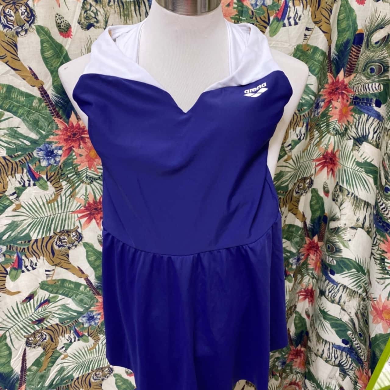 arena Womens swimware Size L Navy Blue / White (s)