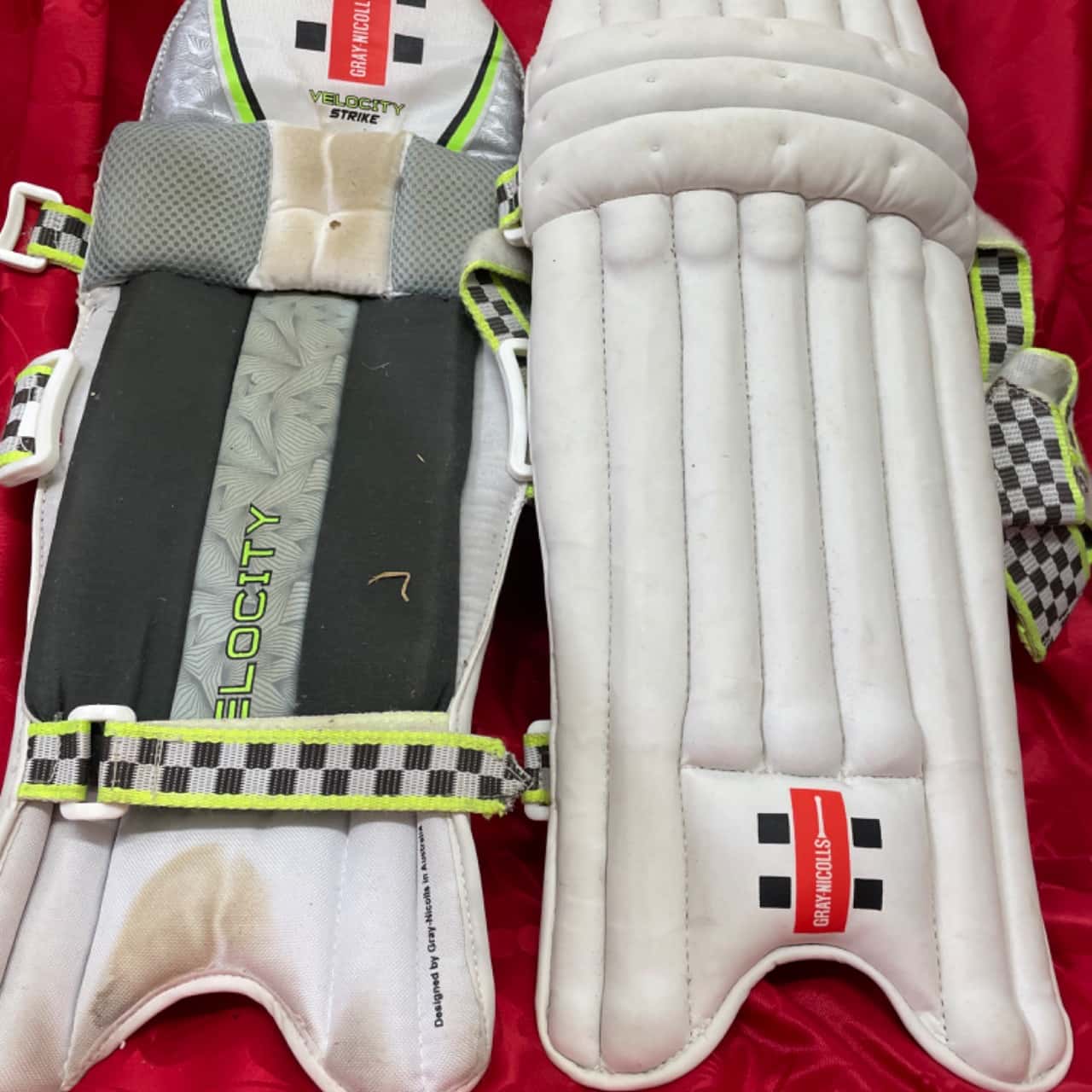 Gray Nicolas cricket Pads(s)