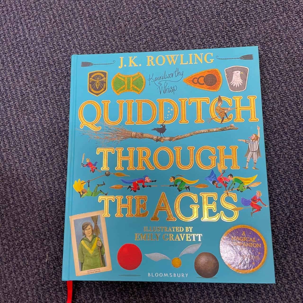 Quidditch through the ages. Large, hard cover, illustrated.(s)