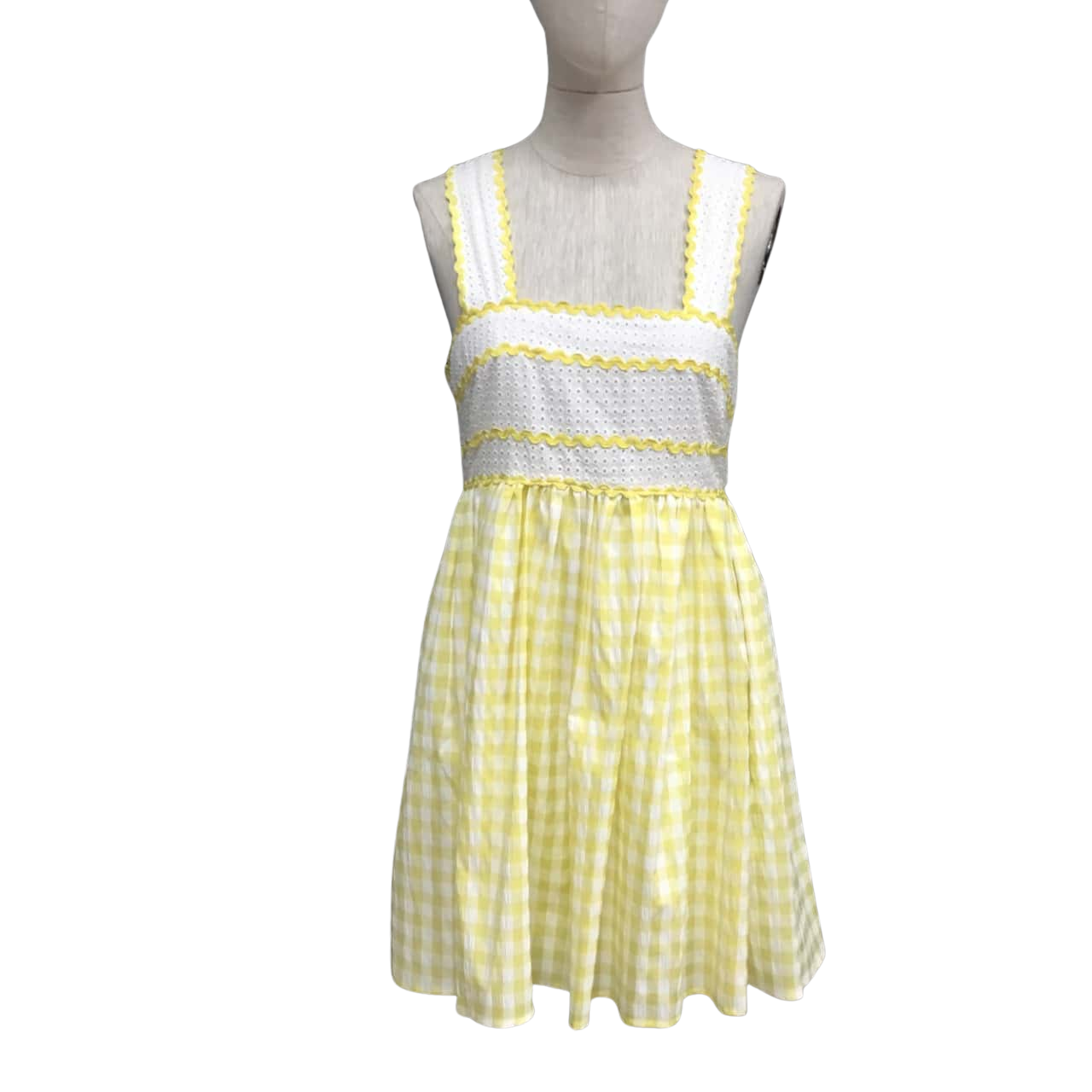 Alice McCall Size 10 Mini Dress White / Yellow