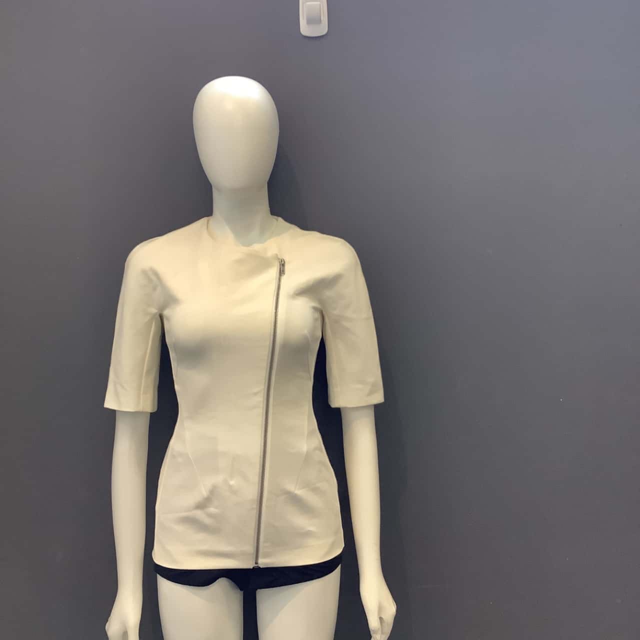 Brand New Saba Size S Sienna Ponte Jacket White