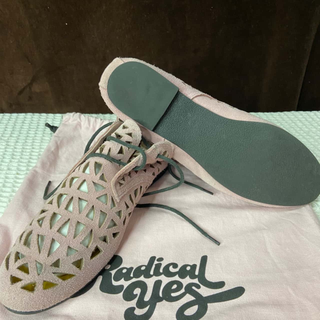 Radical Yes, Pink Suede Shoes Size 39(s)