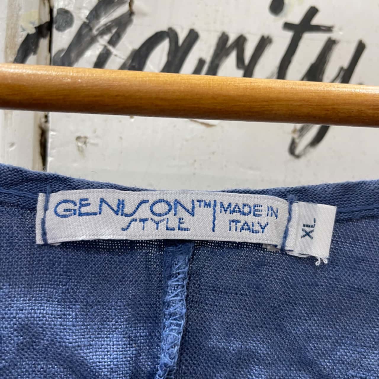 100% LINEN!! MADE IN ITALY!! GENISON STYLE BRAND!! Womens Size XL ...