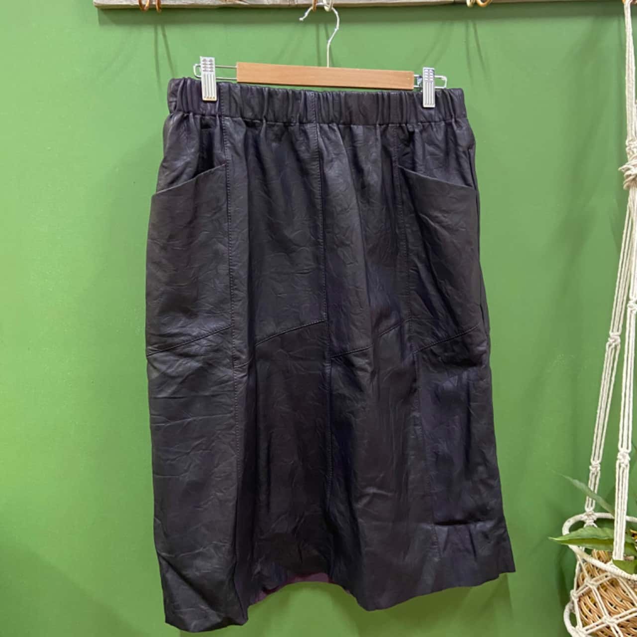 Gorman Hey Jude Leather Skirt, Size 14(s)