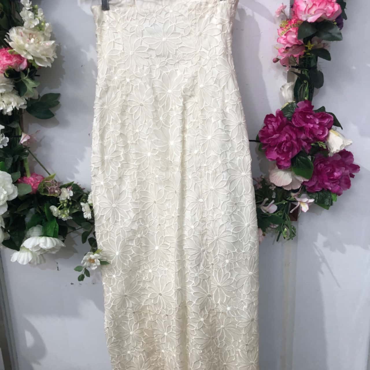 Coast Clothing Size 12 Cream Formal/Wedding plus capette(s)