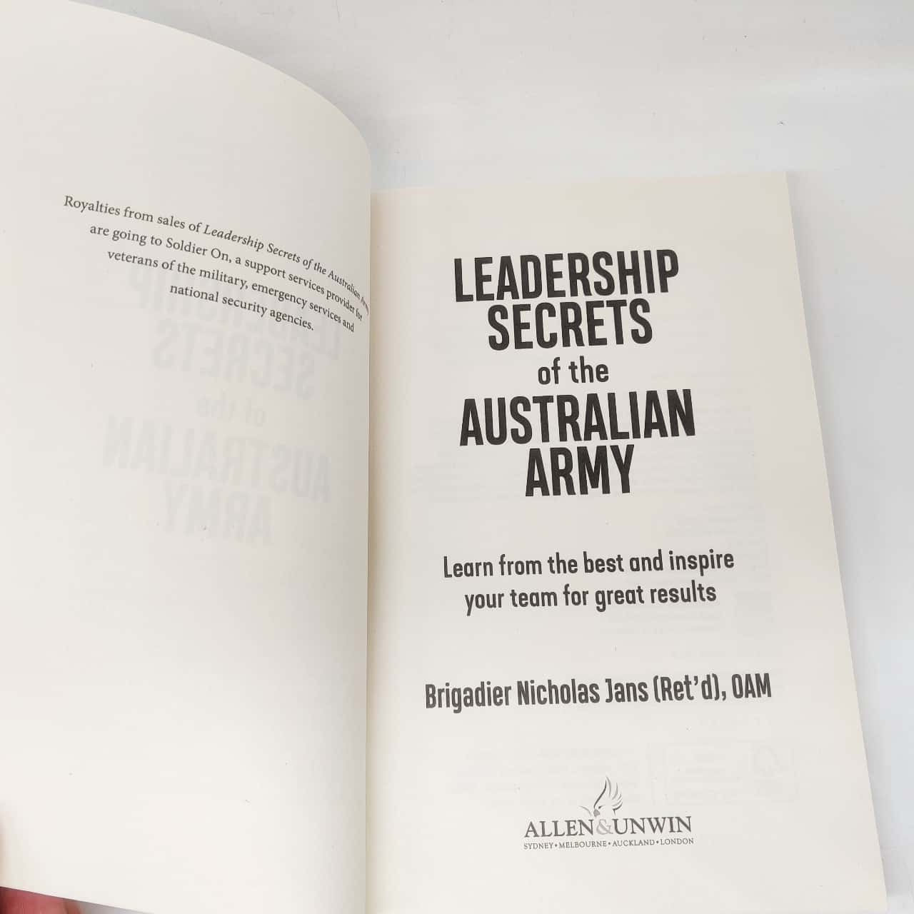 Leadership Secrets Of The Australian Army - Brigadier Nicholas Jans ...
