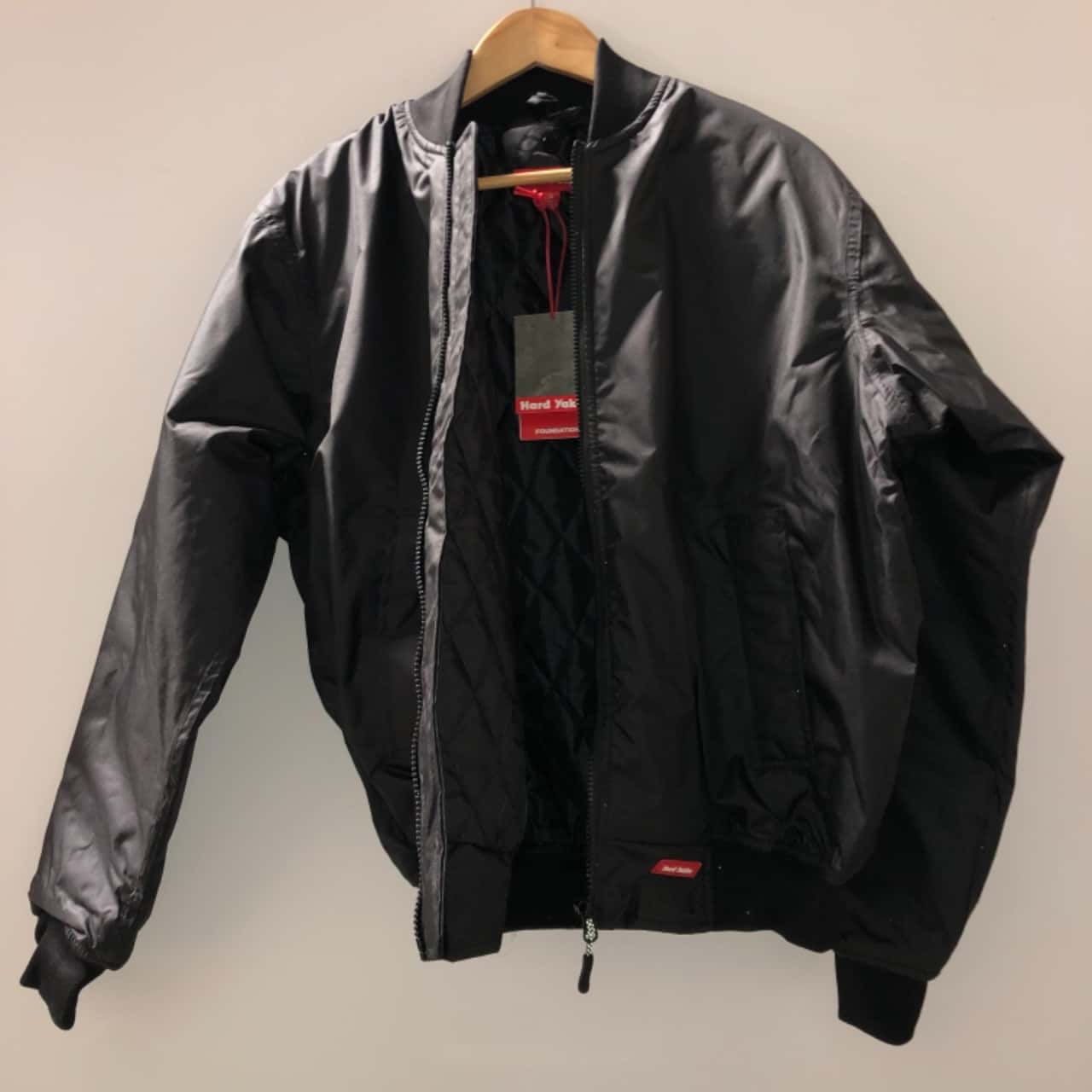 Hard Yakka Mens Bomber Jacket Size S Black