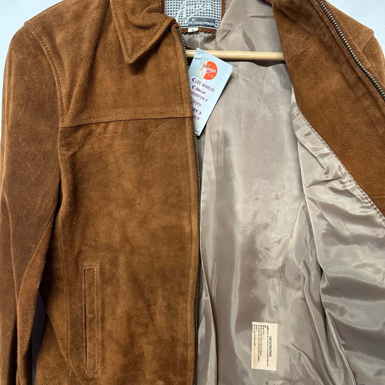 Amica by The Leather Workshop Genuine Kangaroo Leather Jacket Size S ...