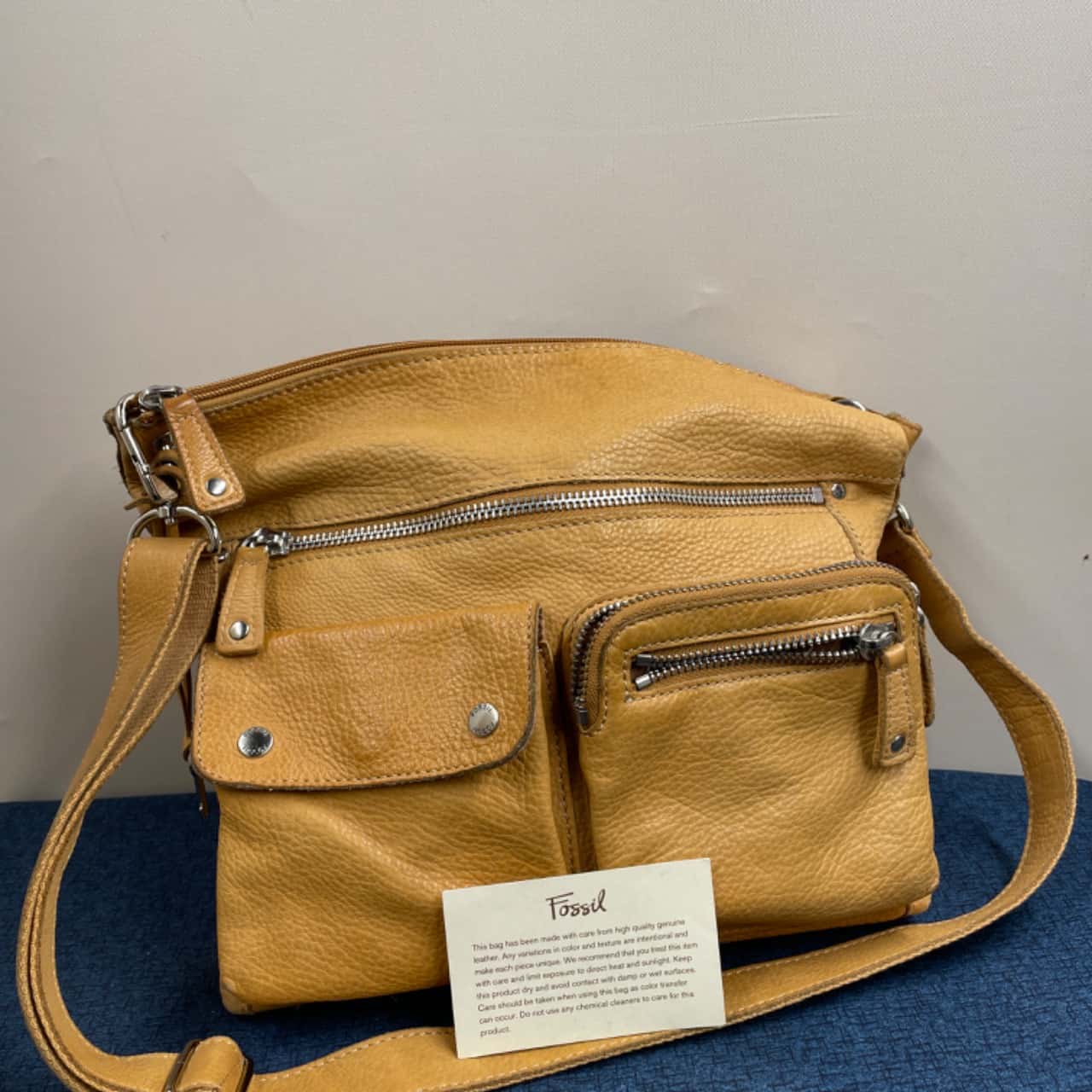 Fossil Womens Messenger Bag Beige (s)