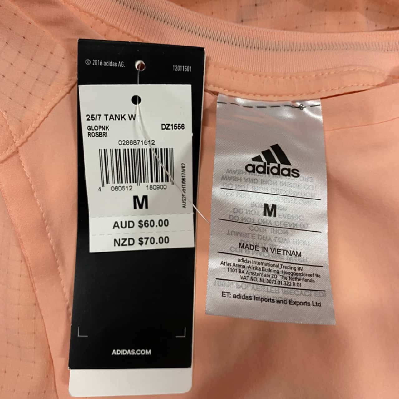 Adidas Coral Tank Top Size M(s)