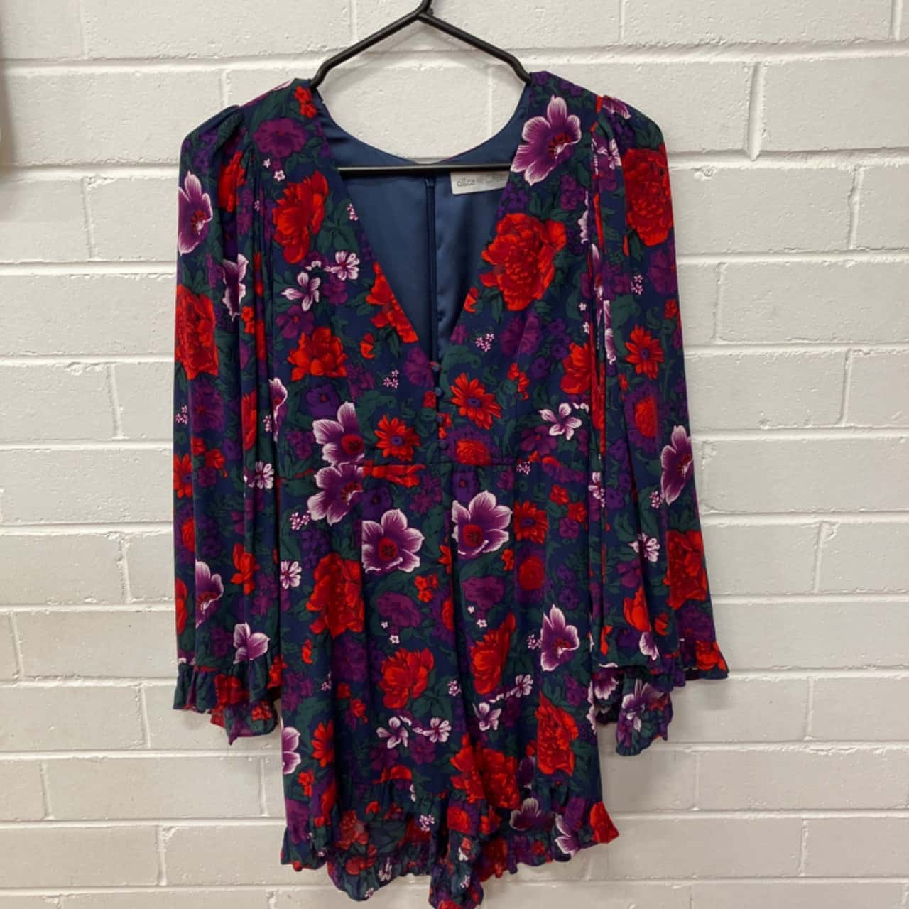 alice McCall Floral Playsuit Size 6
