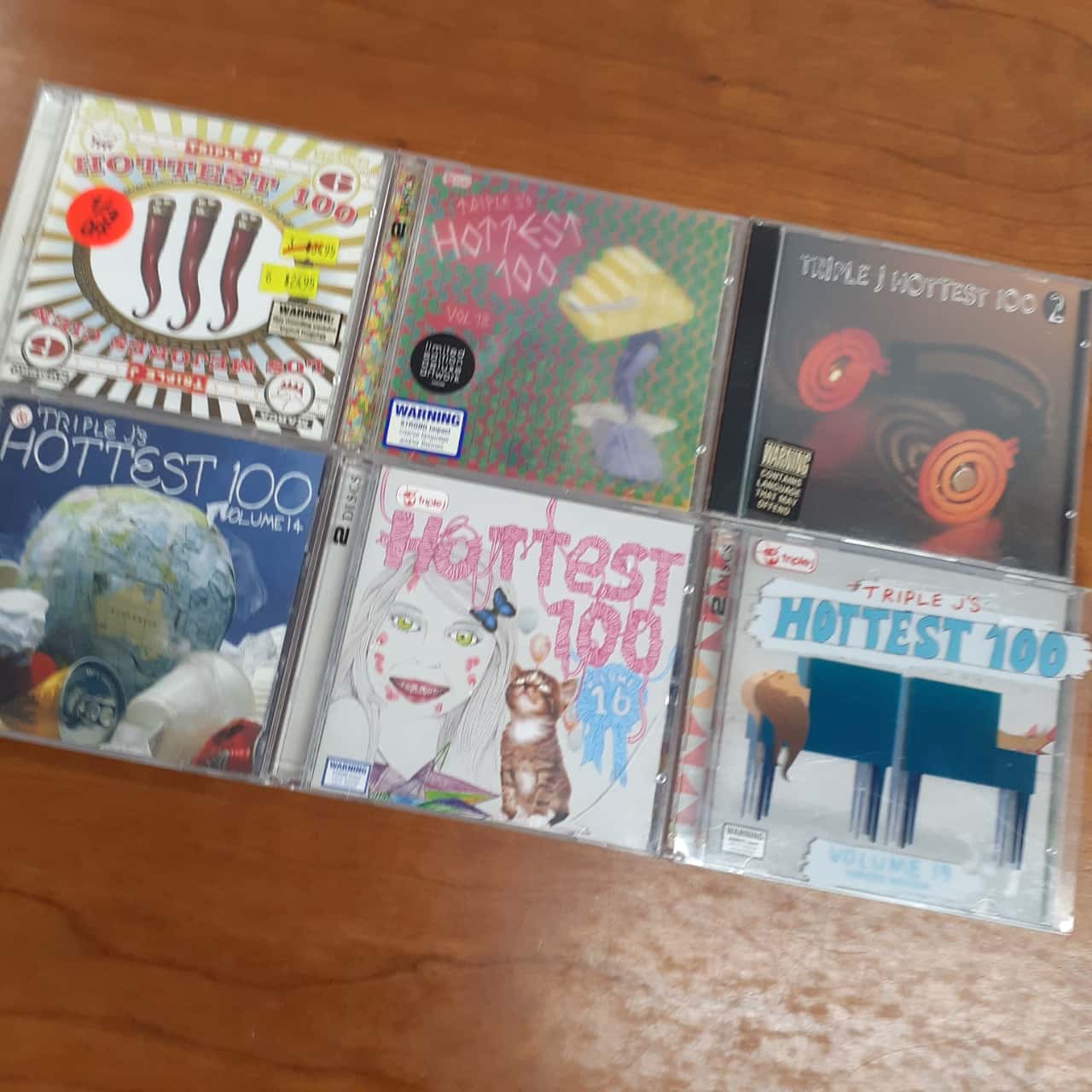 x6 Hottest 100 CDs (s)