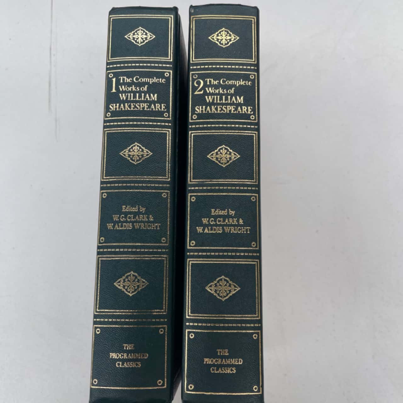 The complete works of Shakespeare x 2 (s)