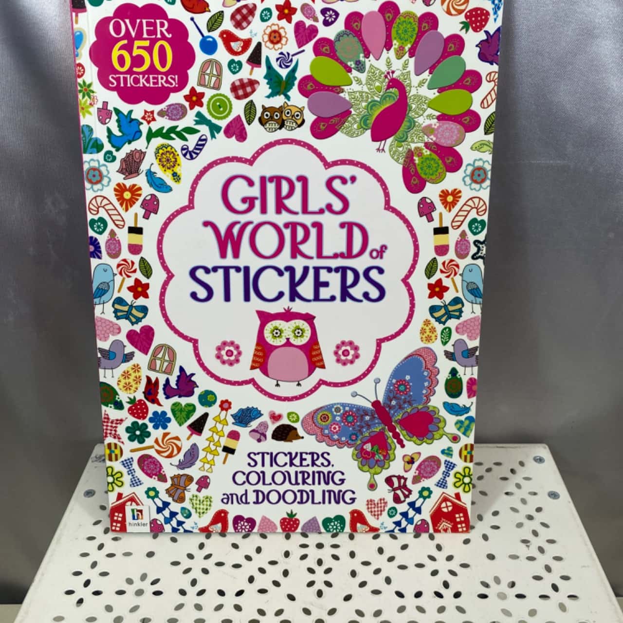 Girls World Of Stickers/Colouring & Doodling Book- Over 650 Stickers (s)