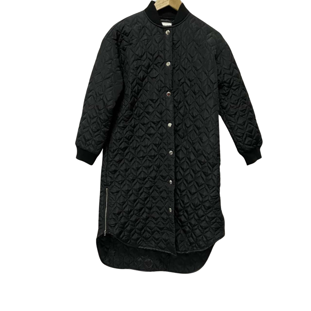 Bagira Womens Size S Button Up / Puffer Jacket Black (s)