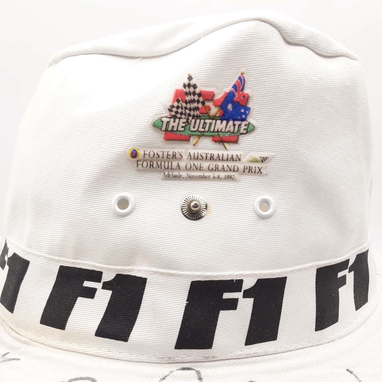 Vintage 1992 Adelaide Formula One Grand Prix Hat, Signed By Peter Brock ...
