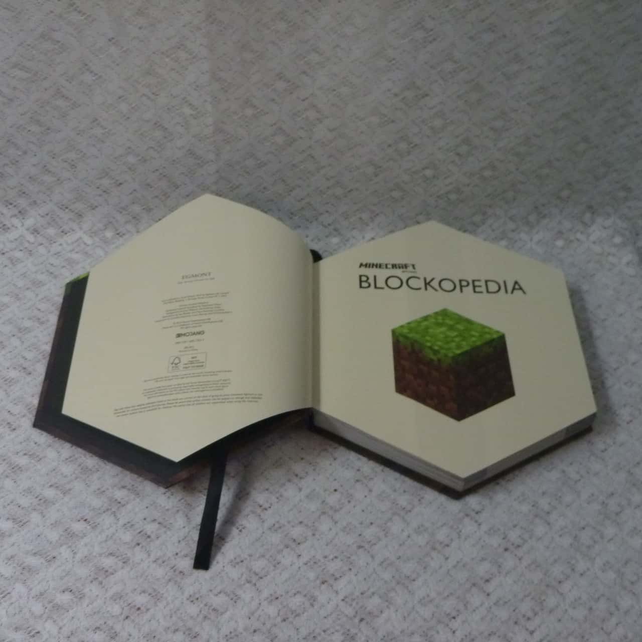 (New Low Price) Minecraft Blockopedia (Original) Hardcover Book - Boxed
