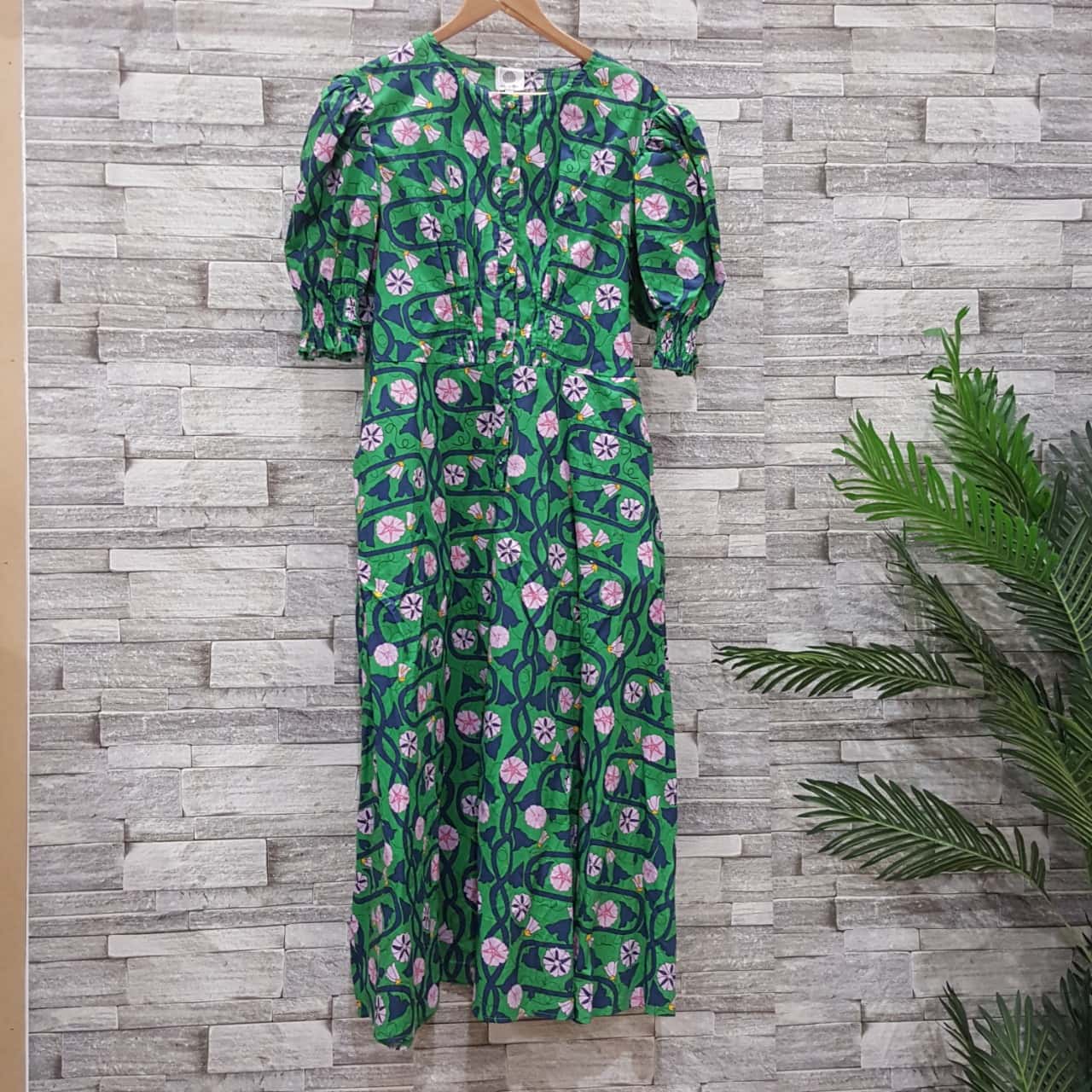 Ric Rac Road Womens Size XXL Floral Dress / Maxi Dress Floral / Green (s)