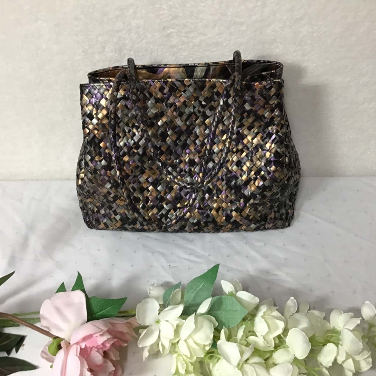 *REDUCED* Womens Multicoloured Woven Handbag(s)