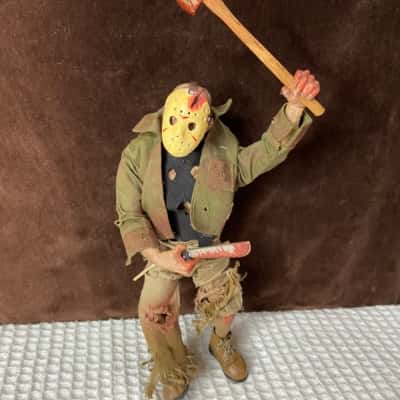 2007 Jason Vorhees, Friday The 13th, Mezco Cinema of Fear, 9” Cloth Figure