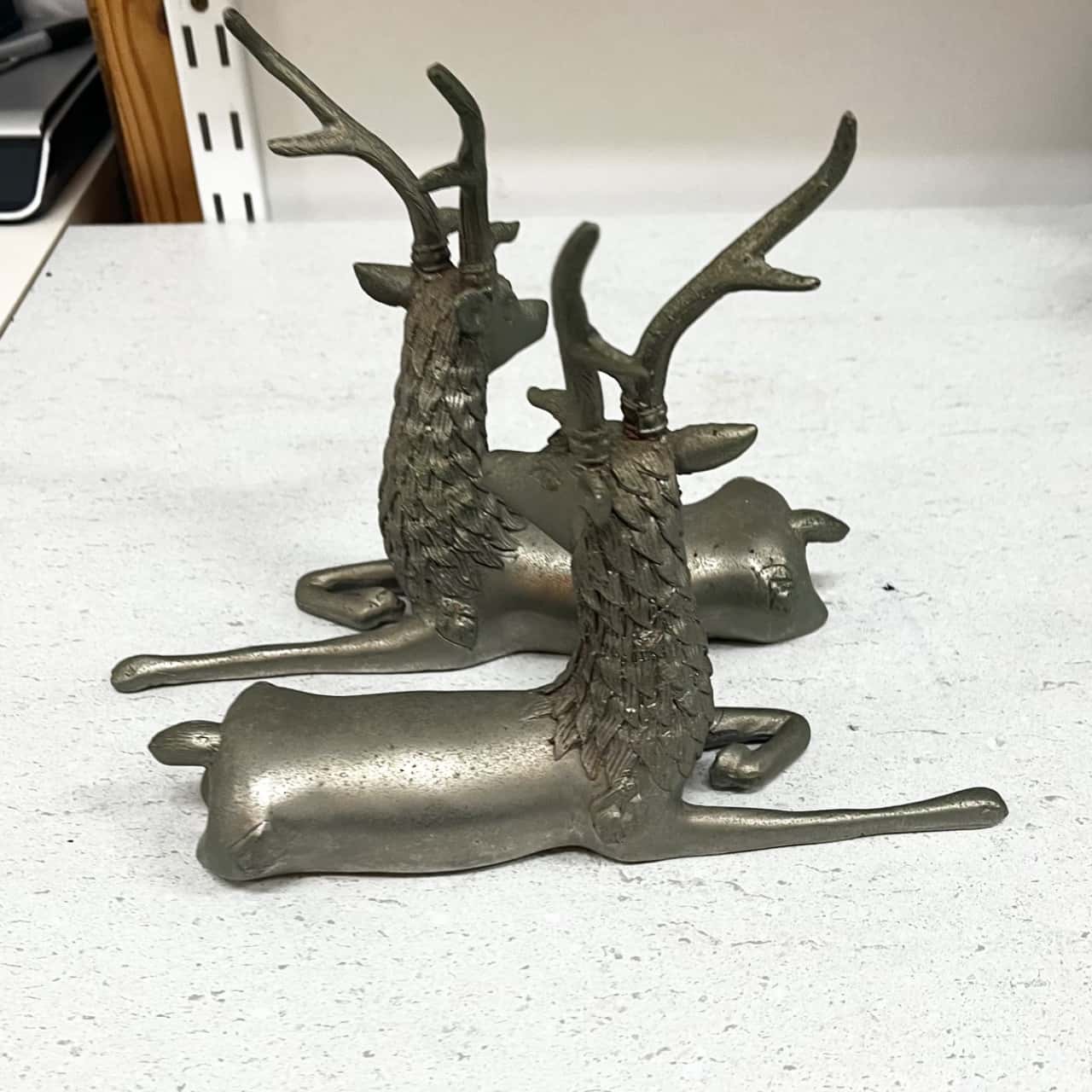 Metal reindeers-great display (s)