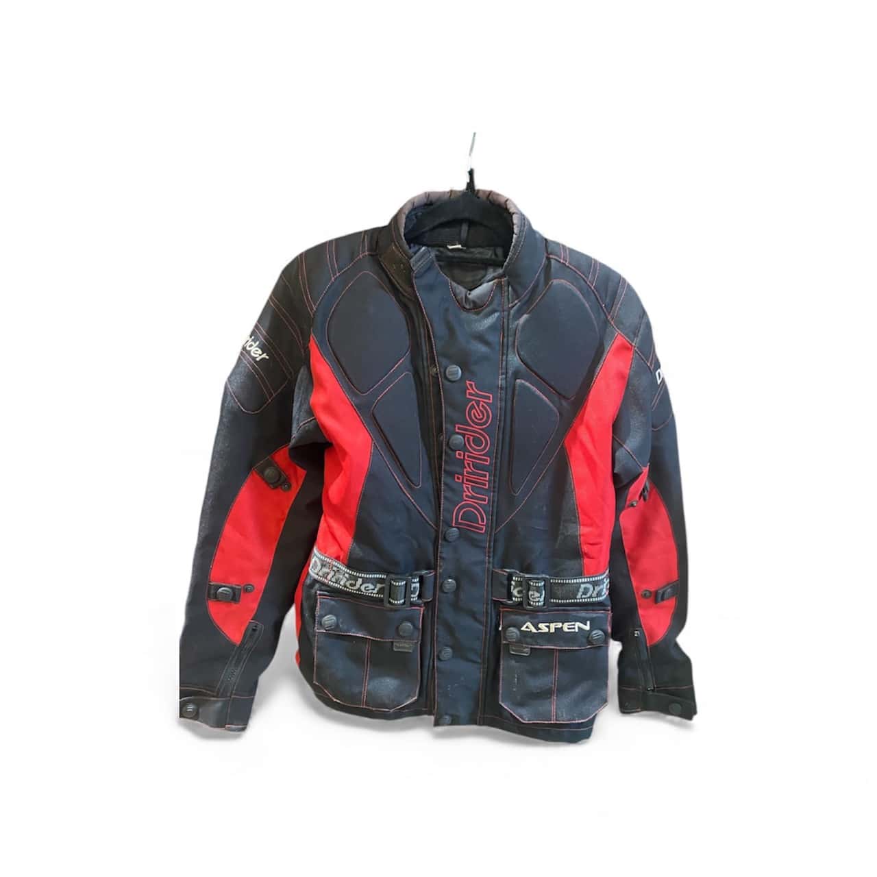 Dri Rider Unisex Size M Biker Jacket Black / Red
