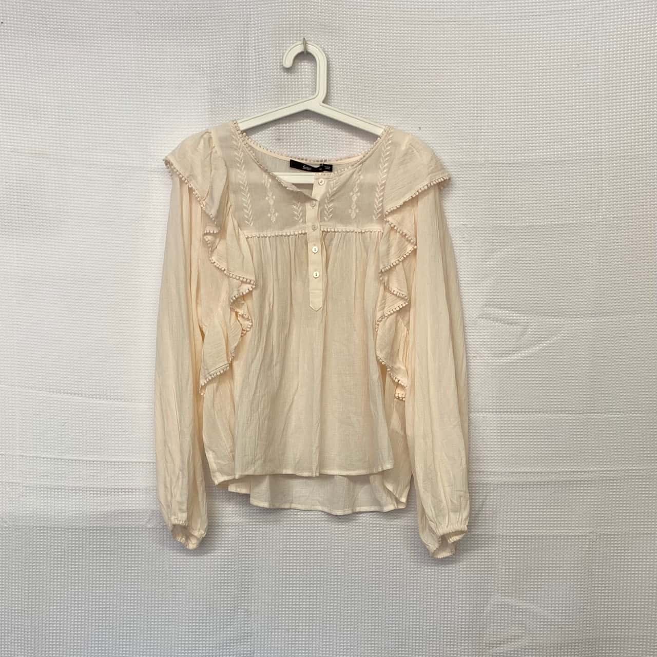 Sportsgirl Womens Size 16 Long Sleeve Pink S