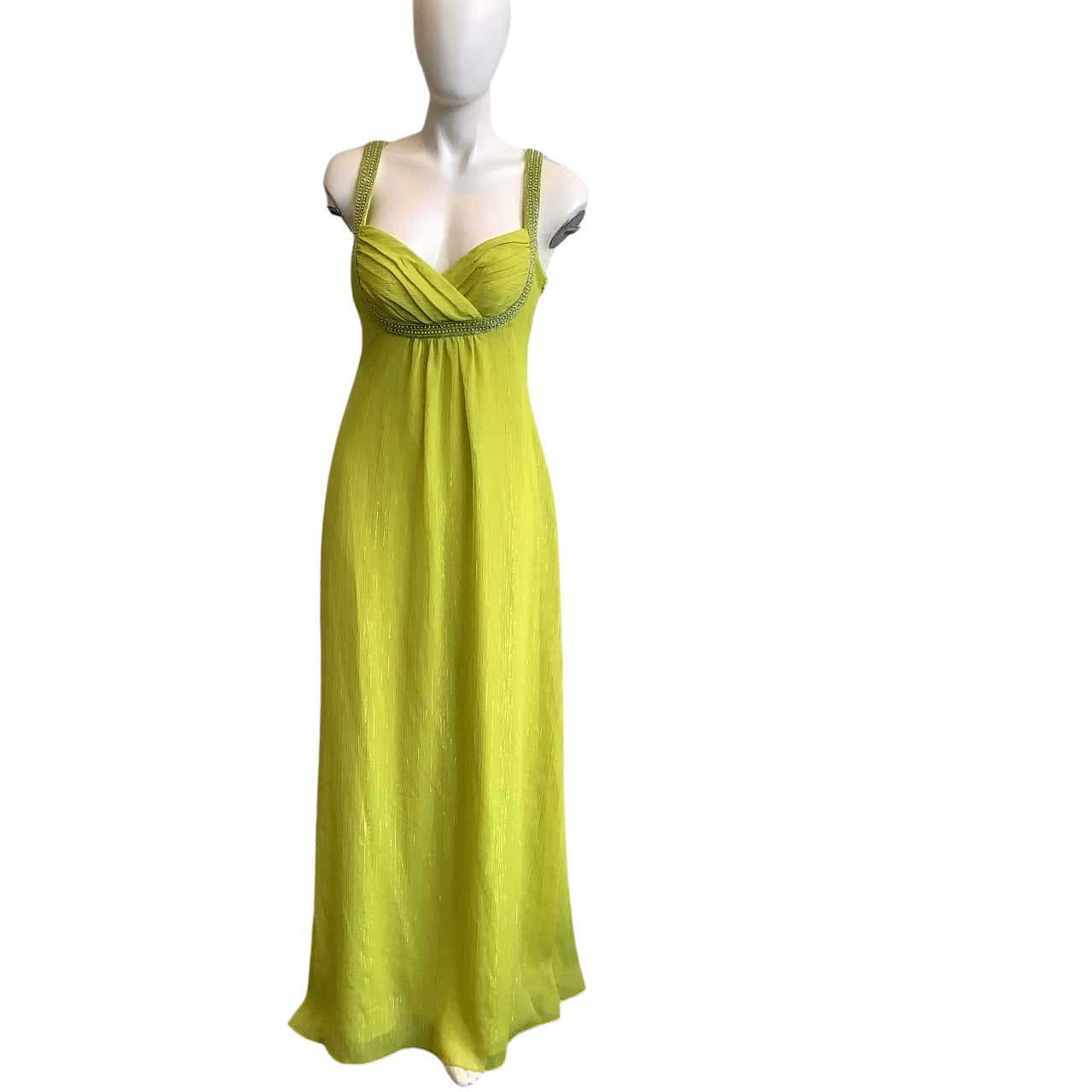 BNWT Guess Women's Size US 8 Formal Dress Lime Green (s)