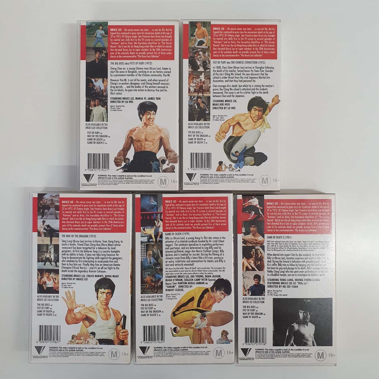 The Bruce Lee Collection VHS Boxed Set(s)