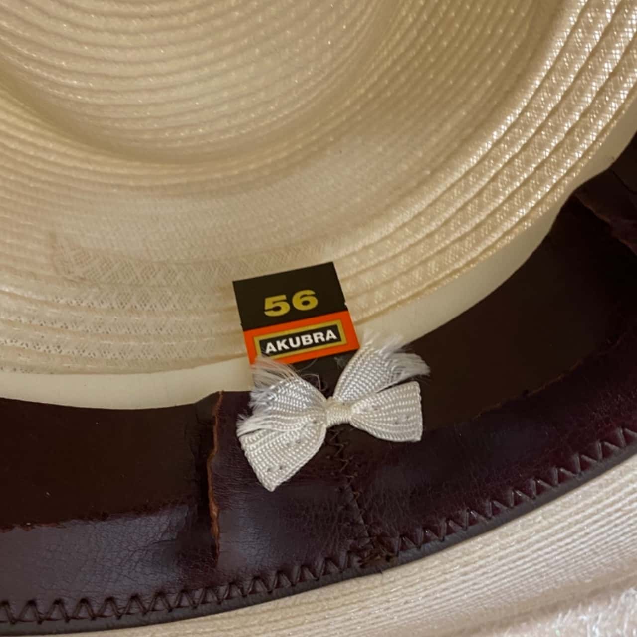 Akubra White size 56