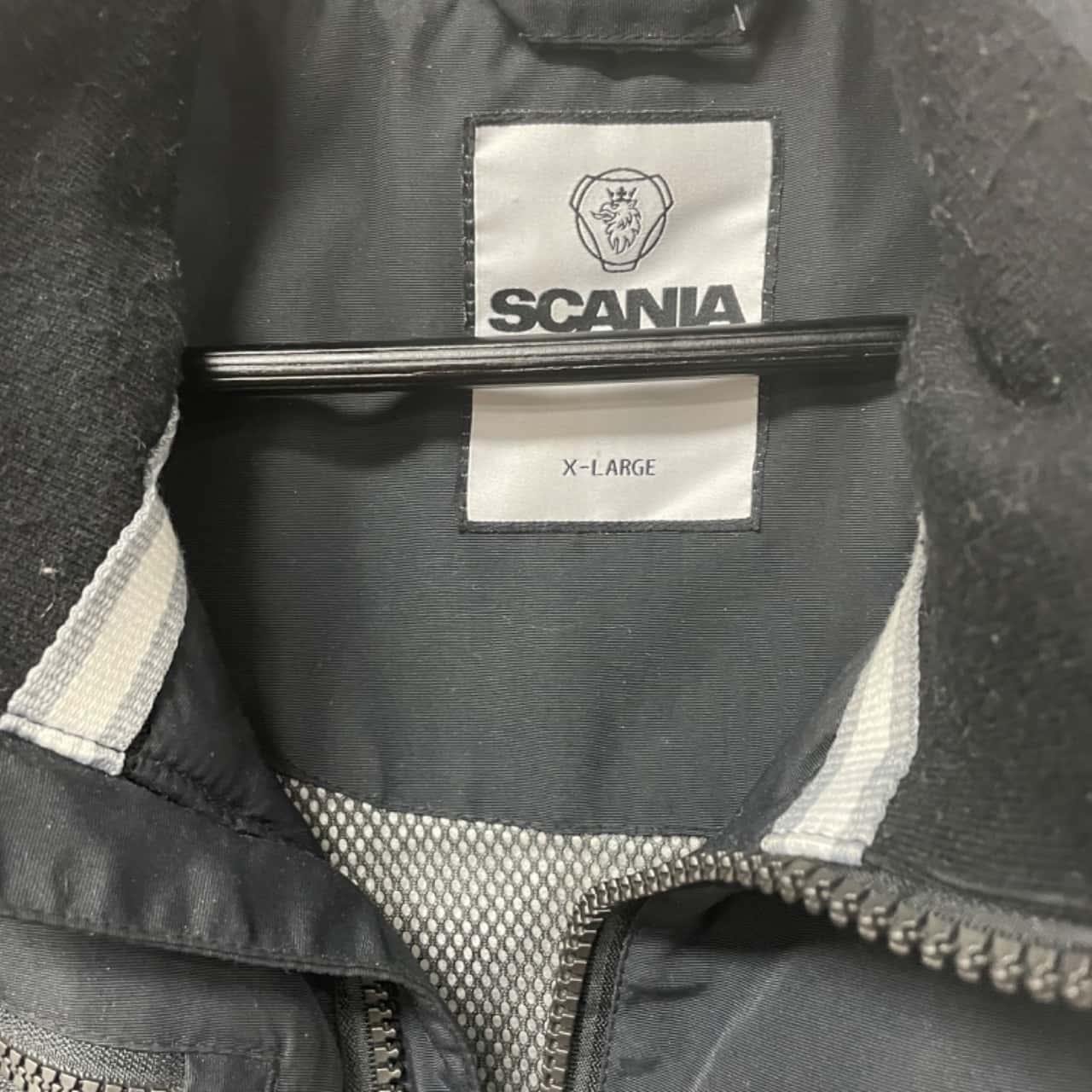 Scania Mens Jacket Size XL Black
