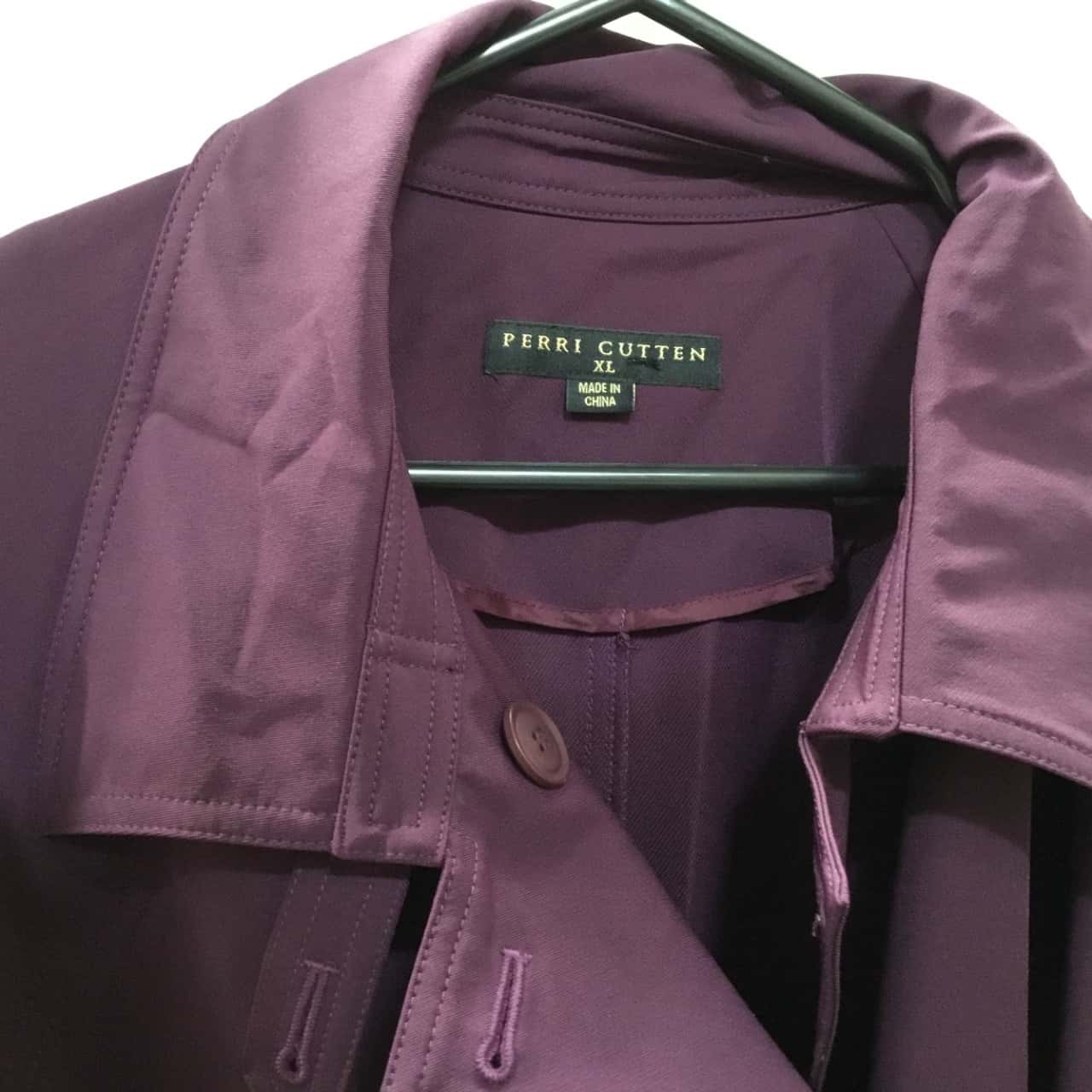 Women’s Perri Cutten Size XL Open Jacket Purple (s)