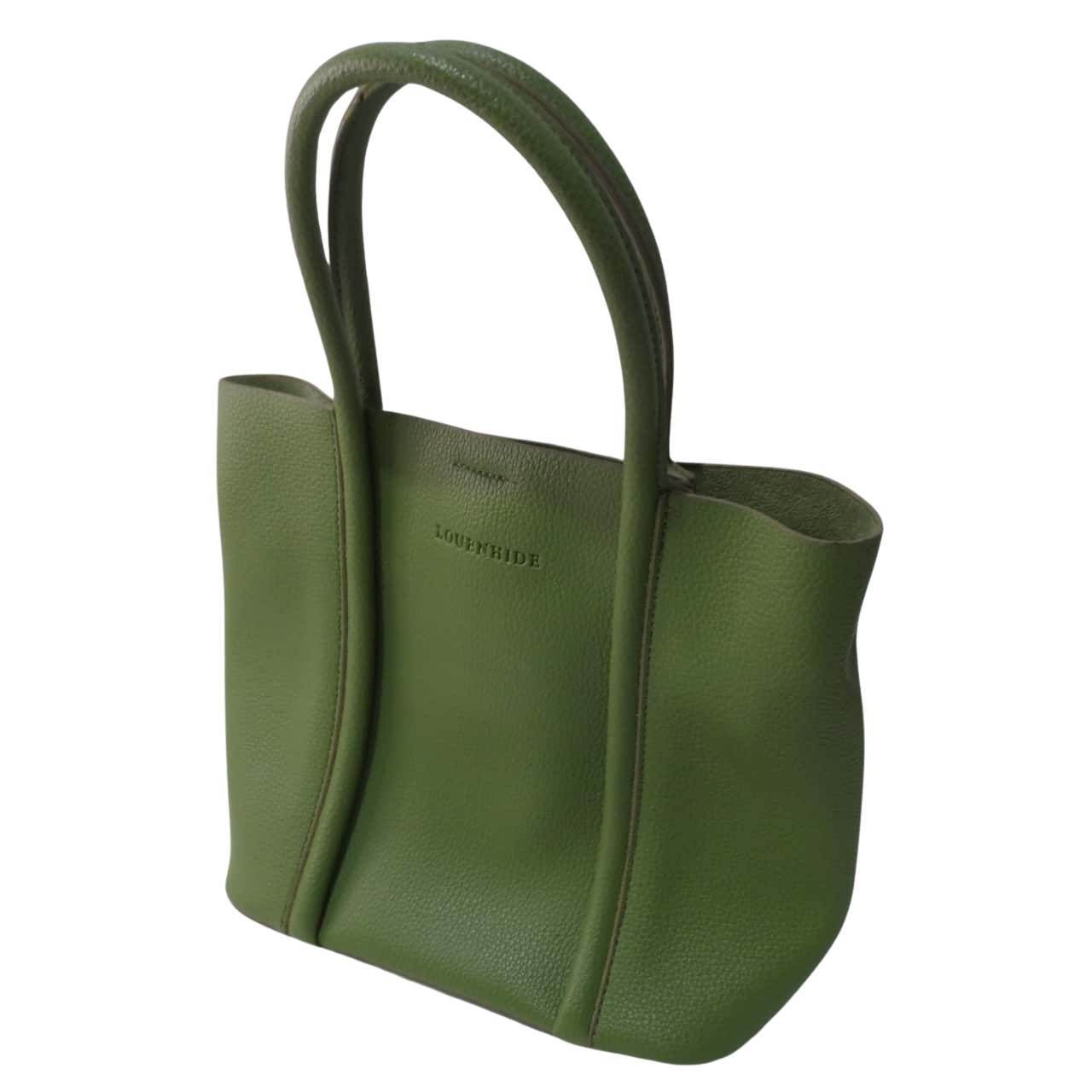 Louenhide Womens Green snap closure bucket bag (s)