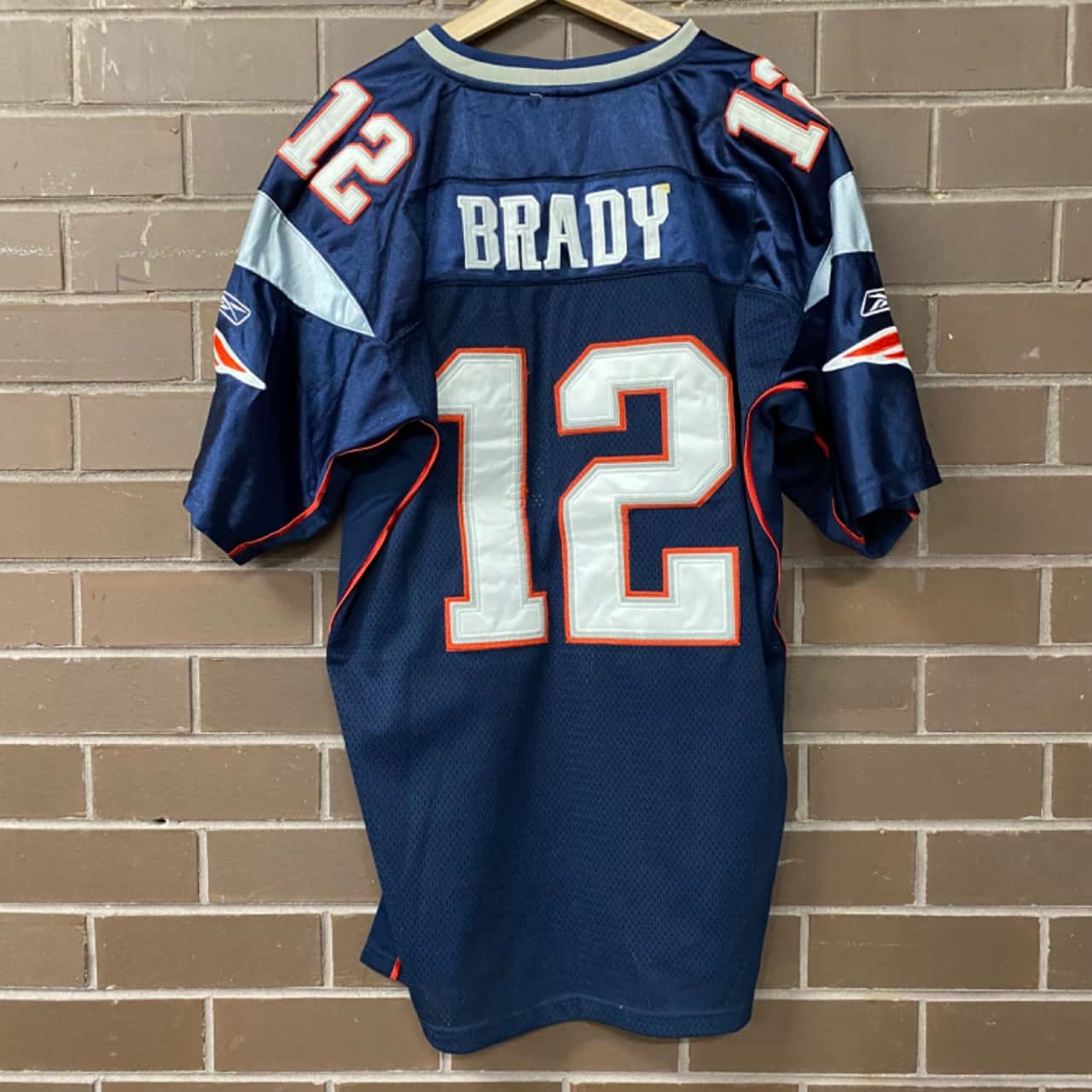 Onfield Reebok x NFL Mens 'Brady' Jersey Top (s)