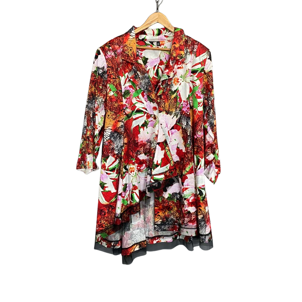 TS Multicolour floral abstract jacket Women's size 22(s)