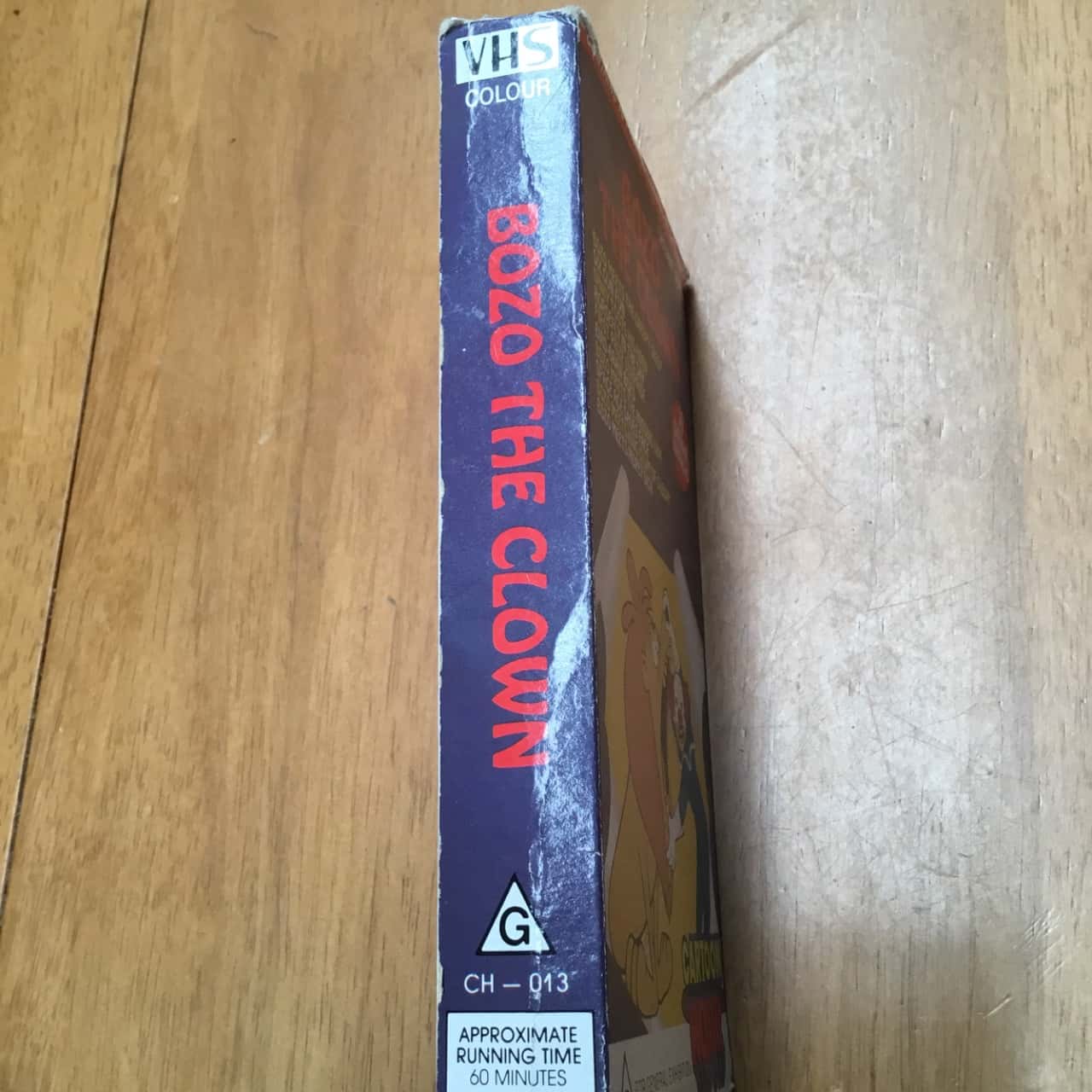 Bozo The Clown VHS Tape