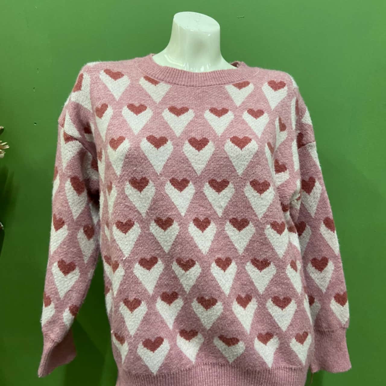 Mosk Melbourne Pink Hearts Knit(s)