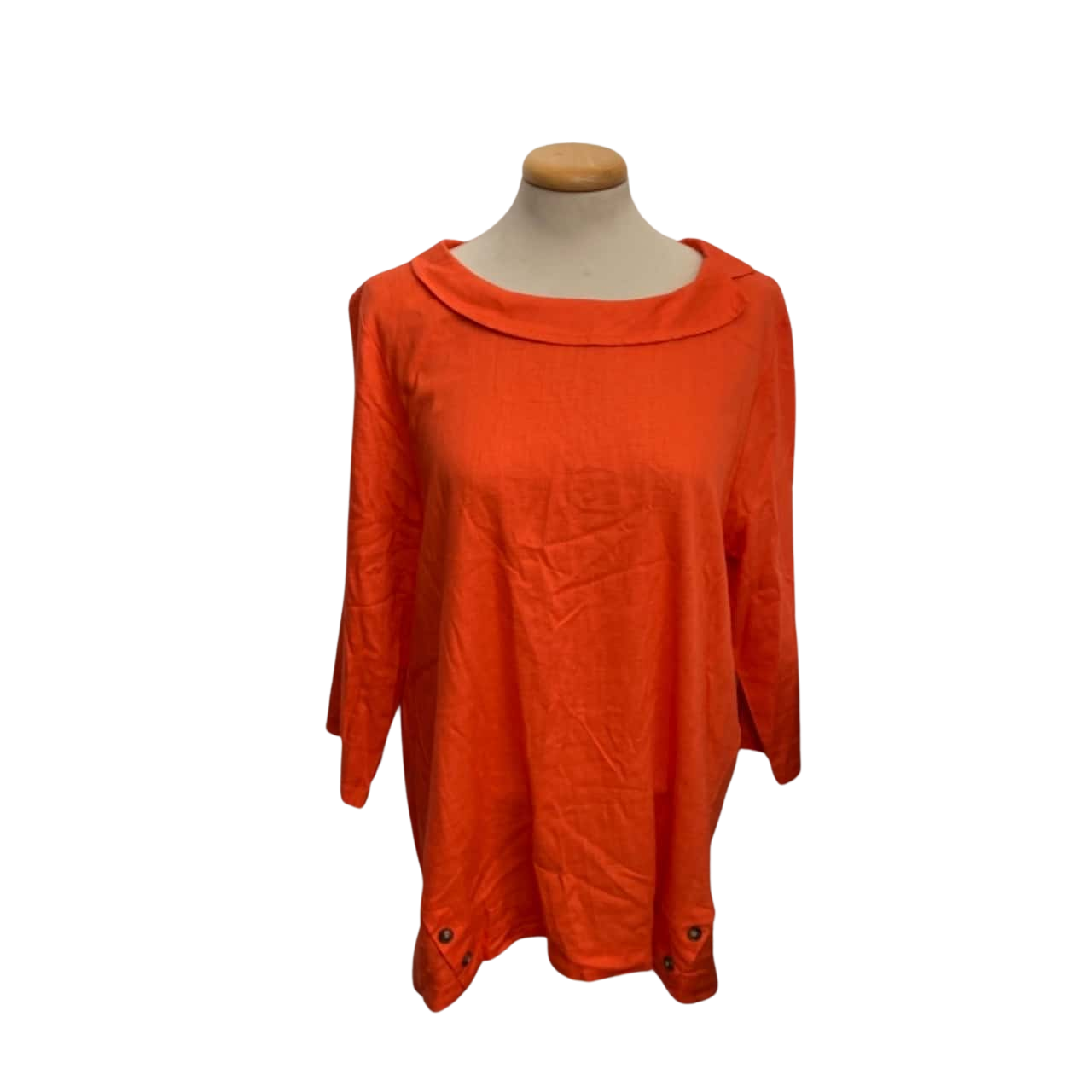 Ruby Rain orange shirt